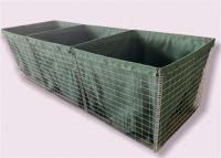 China 4mm Wire Thick Hot Dipped Galvanized Welded Gabion Box Hesco Bastion for Protection for sale