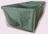 China 4mm Wire Thick Hot Dipped Galvanized Welded Gabion Box Hesco Bastion for Protection for sale