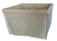 China Hot Dipped Galvanized Bastion Barrier with 300gsm Geotextile for Sand Container Wall for sale