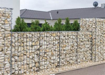 China 2x1x1Meter  2.5mm Wire Welded Gabion Basket Retaining Wall for sale