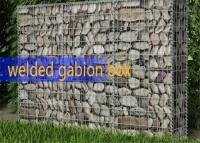China 30 Years Lifespan Galvanized Rectangle Hole Welded Gabion Box for Outdoor Landscape for sale