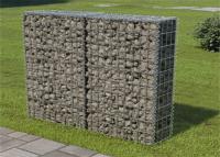 China 50x100mm Opening Mesh Galvanized Welded Gabion Box Stone Cage with Customizable Sizes for sale