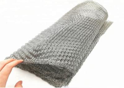 China 10m Length In Roll Woven Stainless Steel Knitted Wire Mesh Anti Rust for sale