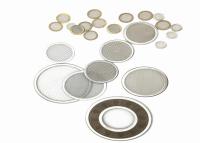 China Stainless Steel Filtering Mesh Screen Sheet 5/8 Inch Diameter for sale