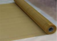 China 0.05mm-0.6mm Yellow Copper Wire Mesh with 60mesh-200mesh for High Conductivity Filter Sift for sale