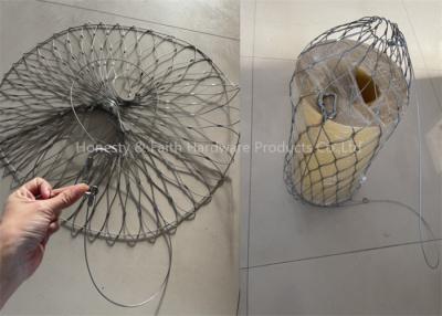 China Anti Theft Stainless Steel 304 Hand Woven Wire Rope Mesh Bag 1.2-2.8mm for sale