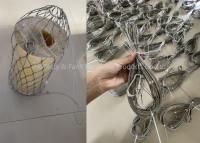 China Anti-Theft Stainless Steel 304 Hand Woven Wire Rope Mesh Bag for Secure Travel for sale