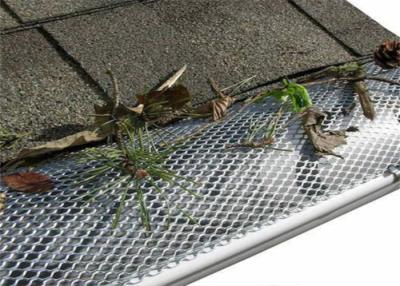 China 0.8mm 500mm Width Roof Leaf Guard Expanded Metal Filter Mesh Anti Clogging for sale