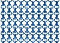 China Light Weight Anti-Rust Aluminum Alloy Chain Link Mesh in Custom Colors for Decorative Wire Mesh Curtain for sale