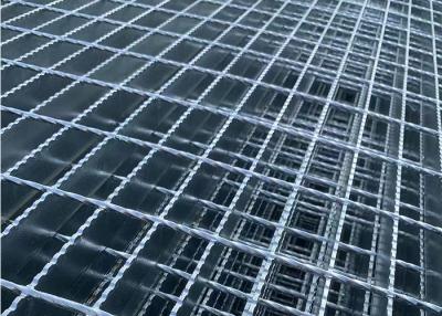 China 1m 1.2m Width Galvanized Walkway Floor Gratings High Load Capacity for sale