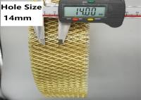 China 1mm Thickness Expanded Copper Mesh 14mm Hole Flat Metal In Roll for sale