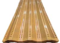 China Three Peaks Windbreak Wall Customizable Electrostatic Powder Coating for sale