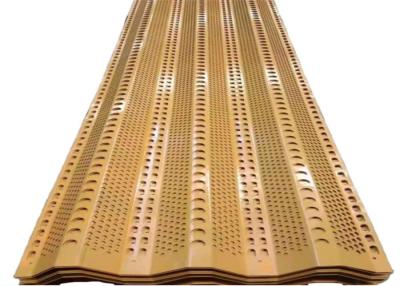 China Three Peaks Windbreak Wall Customizable Electrostatic Powder Coating for sale