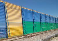 China 5m Height Perforated Mesh Windbreak Fence Panels with Electrostatic Powder Coating for Windproof Dust Suppression for sale