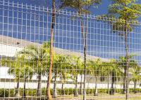 China 4mm Welded Wire Mesh Security Fence Black Color Q235 for sale