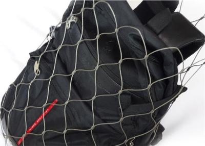 China 304l Diamond Hole Stainless Steel Wire Mesh Bags Protect Safety 7x7 for sale