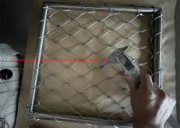 China 2mm Cable Diameter Helideck Nets 40mm Hole Size 316L for sale