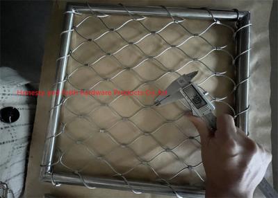 China 2mm Cable Diameter Helideck Nets 40mm Hole Size 316L for sale