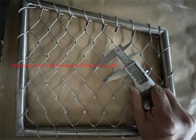 China Ss 316 Helideck Netting 1.5mm Diameter 30*30mm Opening Diamond Shape for sale