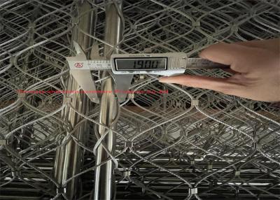 China Ss316 Helideck Safety Net Thickness 1.6mm 19mm Diameter Special Shape for sale