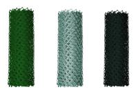 China 2m height PVC Coated Diamond Chain Link Fence Farm use for sale
