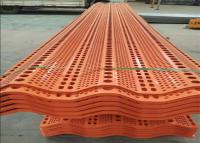 China Galvanized Powder Coated Windbreak Fence Panels with Custom Aperture Size 25%-40% and Zip Ties Installation for sale