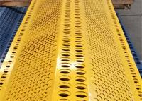 China Aluminium Windbreak Fence Panels Perforated  Garden Farm Railway Widths 0.5m - 3m for sale
