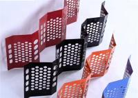 China Round Hole Design Metal Windbreak Fence with 1mm Thickness and 50-100mm Peak Height for Wind and Dust Control for sale