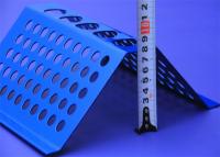 China Blue Color Perforated Metal Mesh Windbreak Panels Galvanized Stainless Steel Fence Sheets for sale