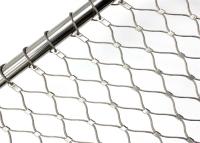 China SS304 Silver Ferruled And Knotted Cable Woven Mesh For Zoo for sale