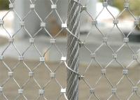 China SS304 Customizable Hole Size Ferruled And Knotted Wire Rope Mesh for Zoo Applications for sale