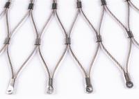 China 1.5mm-8mm Cable Diameter Stainless Steel Wire Rope Mesh For Sports Activities for sale