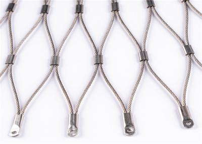 China 1.5mm-8mm Cable Diameter Stainless Steel Wire Rope Mesh For Sports Activities for sale