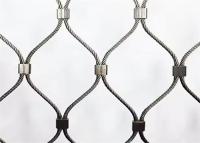 China 0.8m Height 7*7 Structure Wire Rope Net Use For Decoration for sale