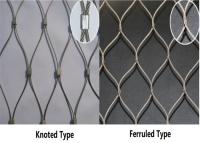 China 2mm 2 Types Stainless Steel Wire Rope Mesh For Decoration And Safety Project for sale
