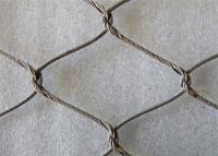 China Sturdy Stainless Steel Wire Rope Mesh Panels with Custom Length and Long Lifespan for Secure Installations for sale