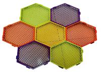 China Hexagonal Shape Diamond Hole Expanded Metal Mesh Use For Ceiling for sale