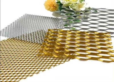 China Gold Color Architectural Grade Expanded Mesh For Building Decoration for sale