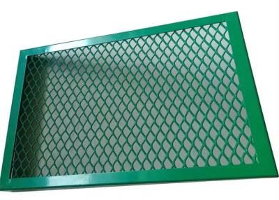 China Green Color Expanded Metal Mesh With Frame For Grills Stair Treads for sale