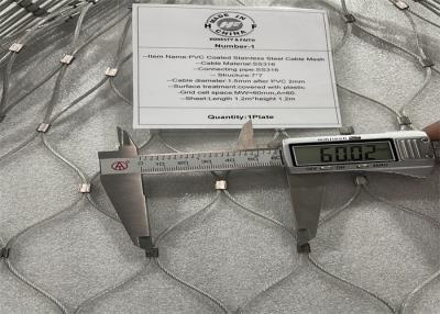China 30 Years SS316 Stainless Steel Wire Rope Ferruled Mesh For Balustrade for sale