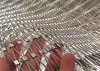 China 2mx30m Length SS316L Stainless Steel Wire Rope Mesh For Bridge Fence for sale