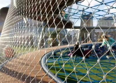 China 180 Meter Length Stainless Steel Wire Rope Mesh For Playground Fence for sale