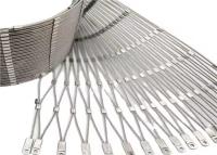 China AISI304 25mm*25mm Hole Size Stainless Steel Wire Rope Mesh For Animal Feeding for sale