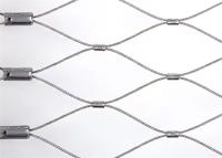 China 20mm Frame Diameter SS304/SS316 Stainless Steel Wire Rope Mesh for Library Decorative for sale