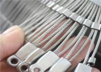 China Flexible 4mm Rope Diameter Stainless Steel Wire Rope Fence with Diamond Shape Mesh for Anti-Rust Safety Protection for sale