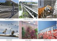 China Flexible 4mm Rope Diameter Stainless Steel Wire Rope Fence with Diamond Shape Mesh for Anti-Rust Safety Protection for sale