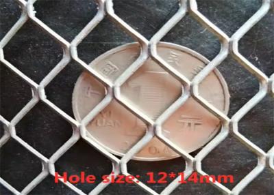 China 12mm*14mm Hole Size Galvanized Expanded Metal Wire Mesh Sheet For Ceiling for sale