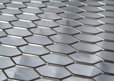 China 2mm Hexagonal Hole Shape Expanded Metal Sheets For  Decorative Project for sale