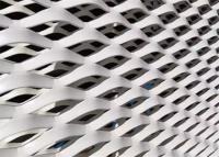 China 50mm hole size Aluminium Expanded Metal Mesh for Building decoration for sale