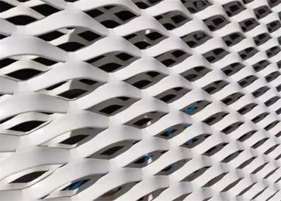 China 50mm hole size Aluminium Expanded Metal Mesh for Building decoration for sale